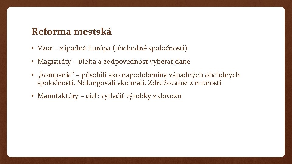 Peter I ZAHRANIN A DOMCA POLITIKA Peter I