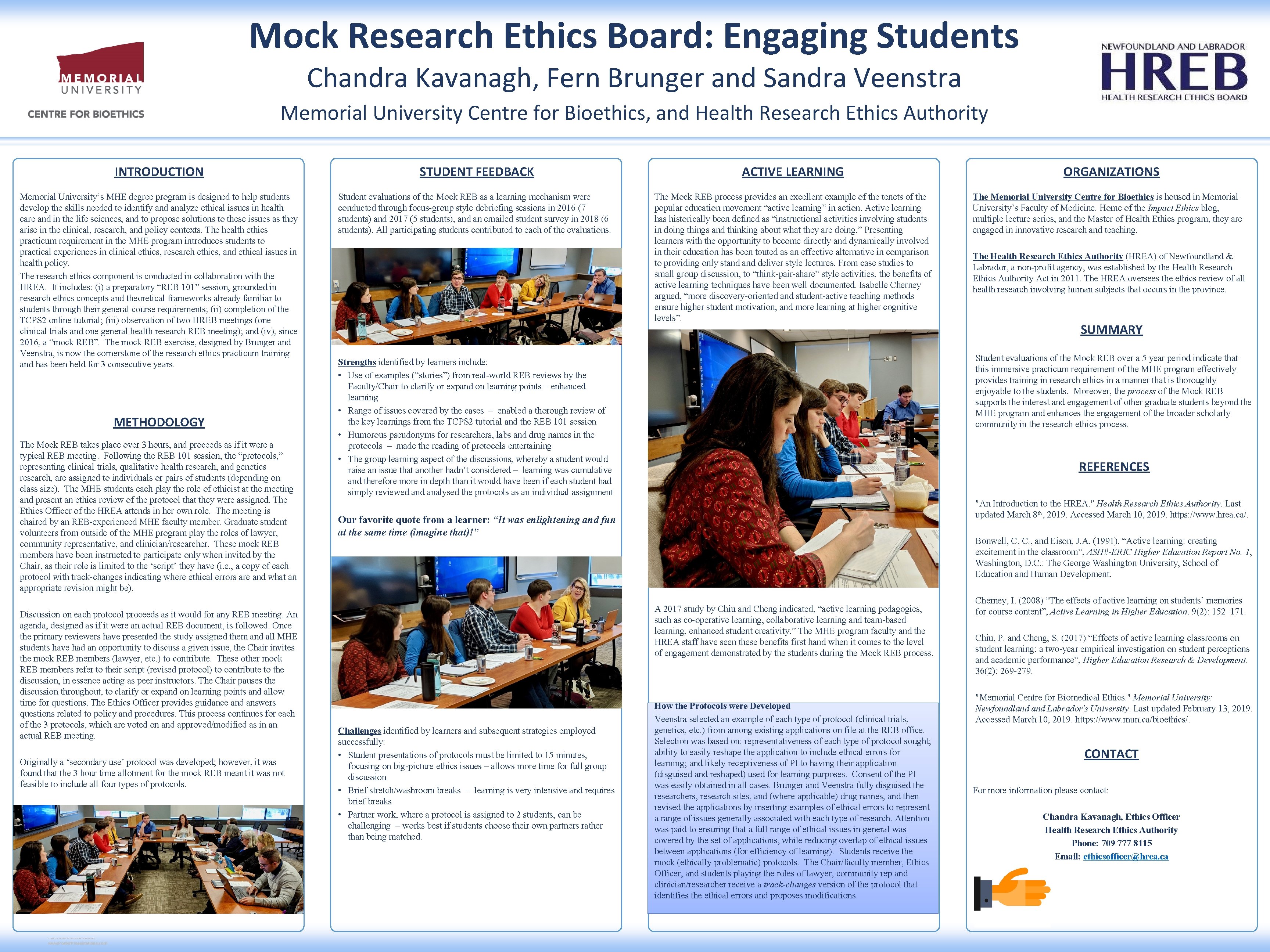 Mock Research Ethics Board Engaging Students Chandra Kavanagh