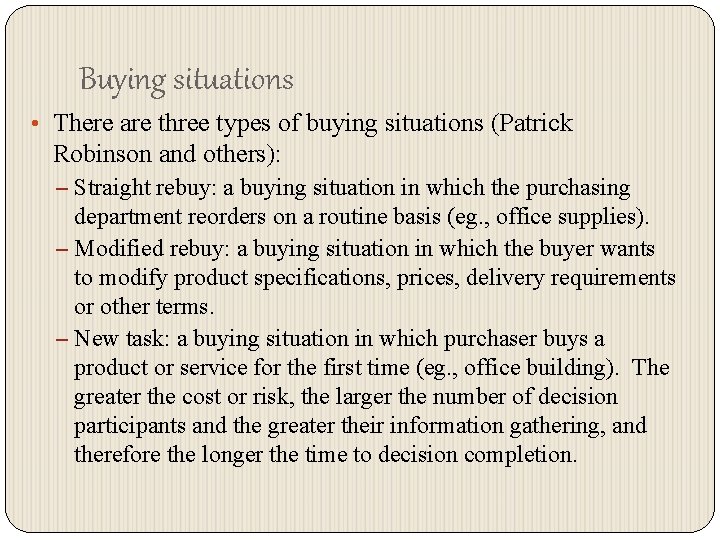 Analyzing business markets and business buying behavior By