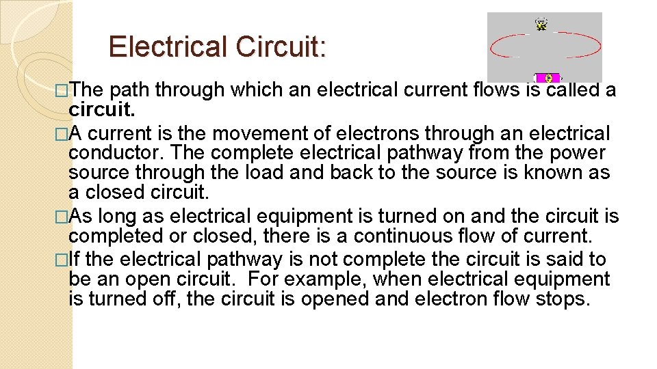 Session 09 Basics of Electrical Parameters charge current