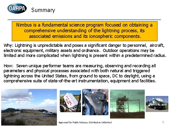 Nimbus Dr Matthew Goodman DSO Program Manager Briefing