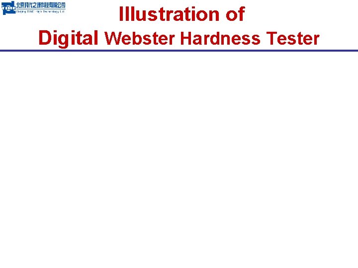 TIME TH 800 Series Digital Webster Hardness Tester