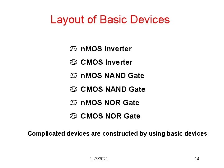VLSI Physical Design Automation Lecture 2 Review of