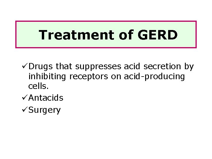 Upper Gastrointestinal Disorders Gastroesophageal Reflux Disease GERD ...