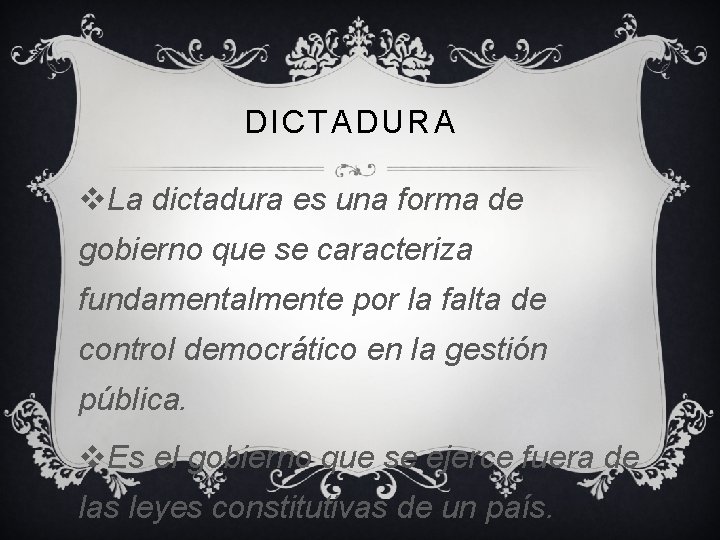 SISTEMAS POLTICOS LA AUTOCRACIA LA AUTOCRACIA El concepto