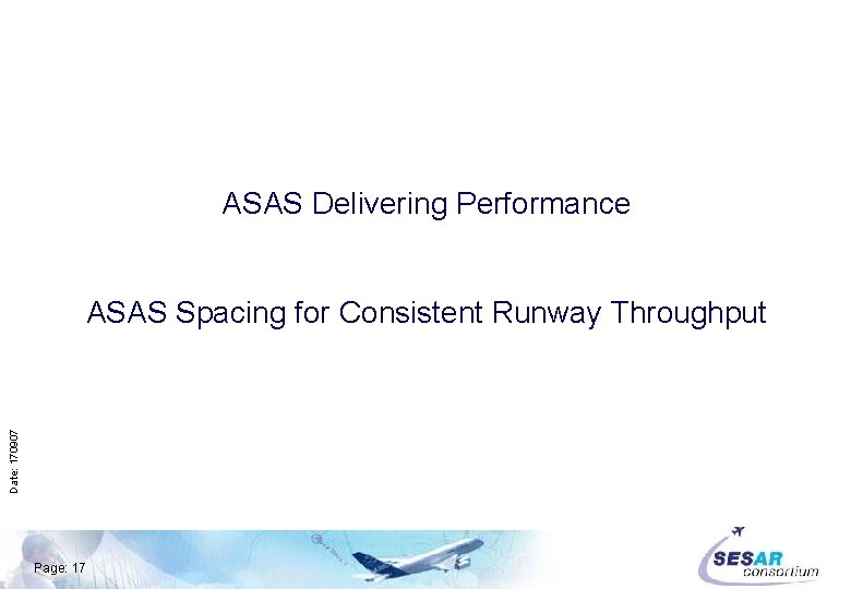 The SESAR Target Concept of Operations ASAS Related