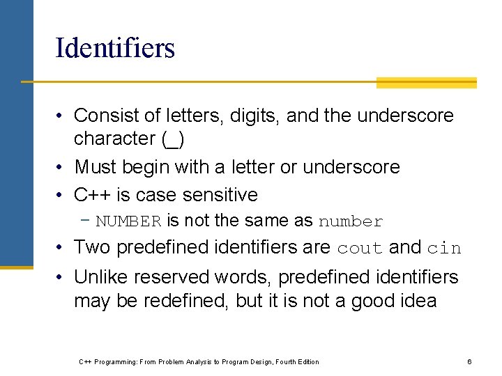 C Programming From Problem Analysis to Program Design