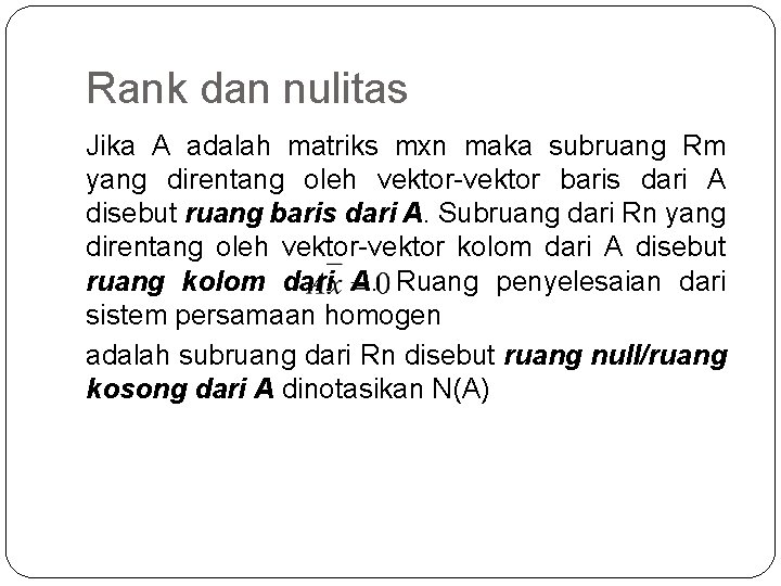 RUANG VEKTOR REAL Kania Evita Dewi Definisi Vektor