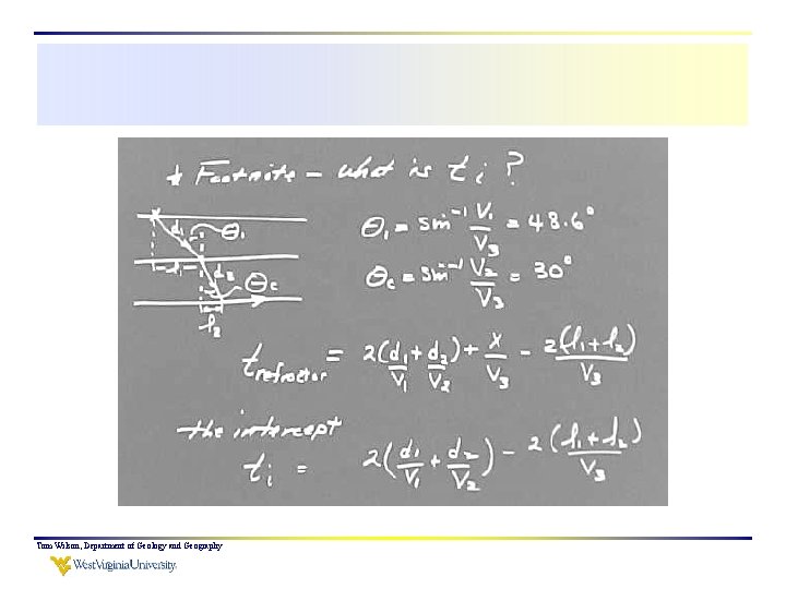 Environmental and Exploration Geophysics II LayertoThin Effect Dipping