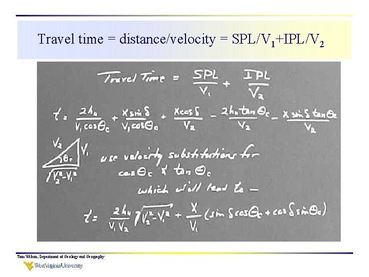 Environmental and Exploration Geophysics II LayertoThin Effect Dipping