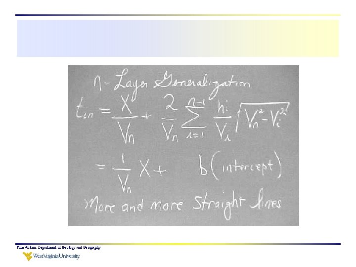 Environmental and Exploration Geophysics II LayertoThin Effect Dipping