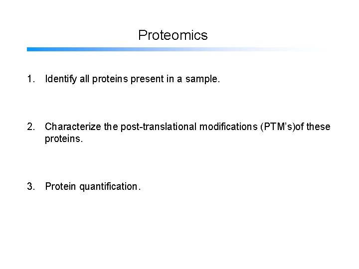 Sample preparation Protein and peptide separation techniques Karel