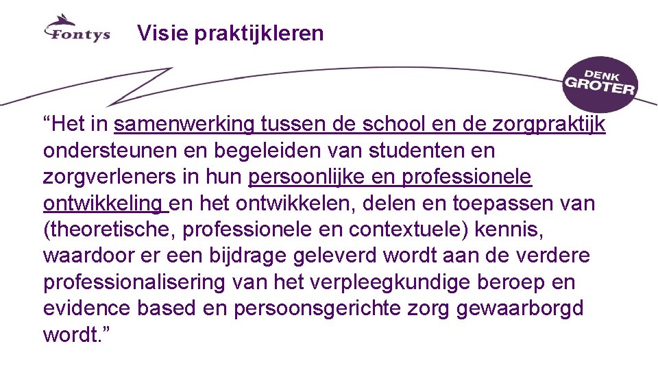 Algemene informatie over de opleiding en het praktijkleren