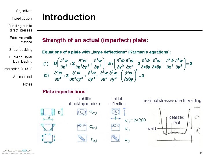 1 C 8 Advanced design of steel structures