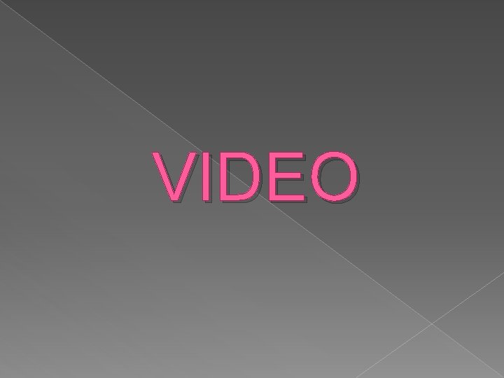 VIDEO Formati i Standardi U svetu videa postoje