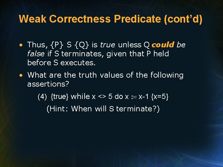 Proofs of Correctness An Introduction to Axiomatic Verification