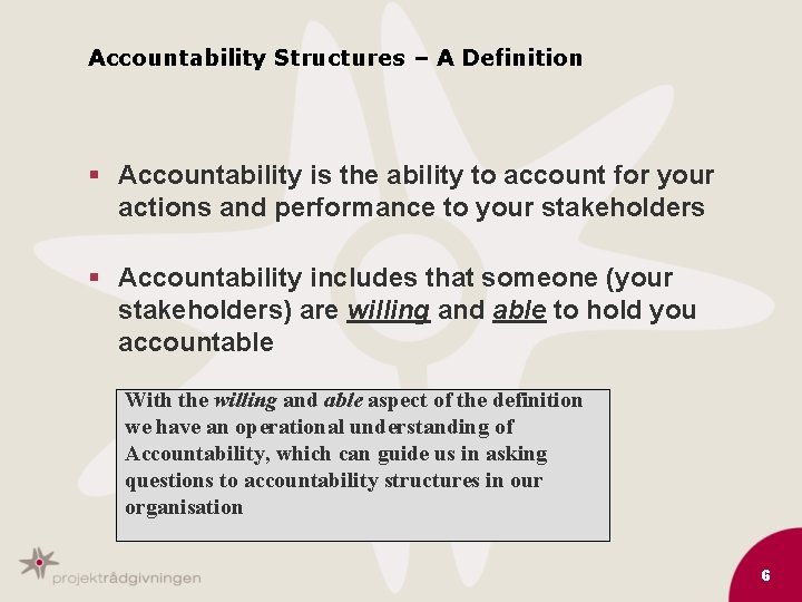 Accountability Structures in NGOs and CSOs A self