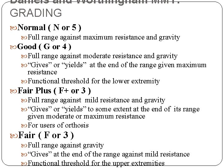 Muscle Strength Testing University of the Philippines Manila