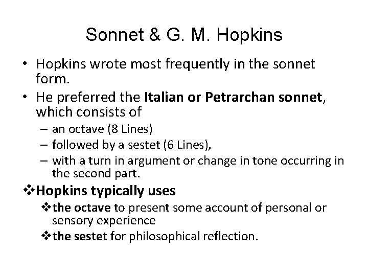 Short Biography of Gerard Manley Hopkins Reverend Father