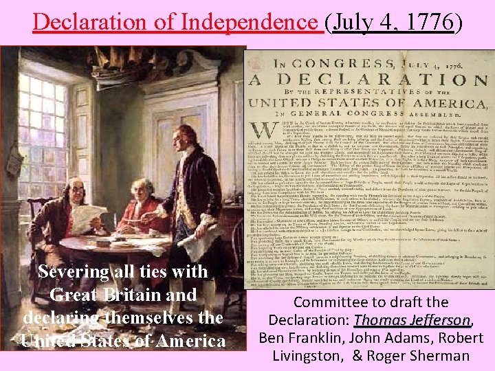 American Revolution Standards 3 4 Causes the Revolutionary
