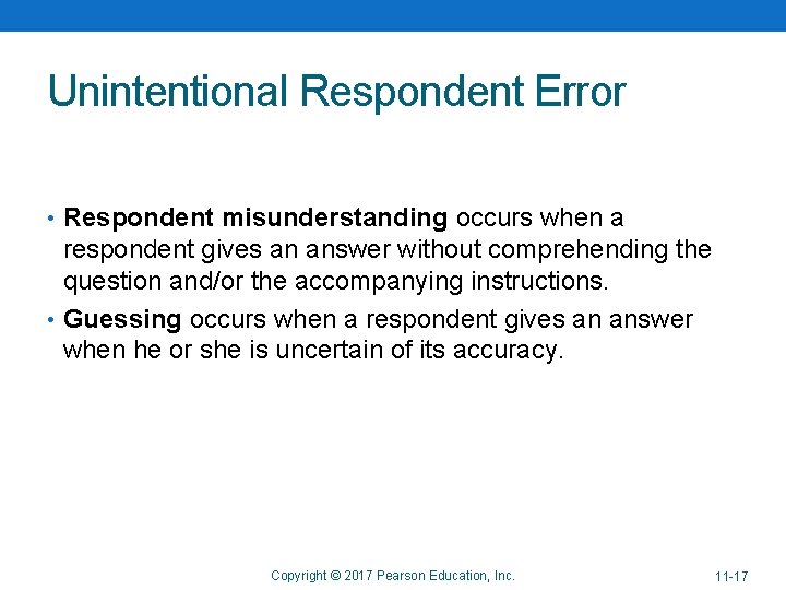 CHAPTER 11 Dealing with Field Work Copyright 2017