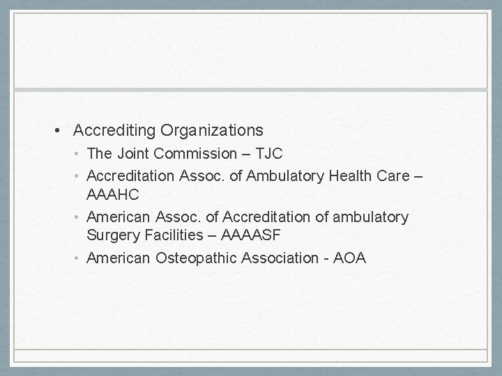 Sterile Processing for Ambulatory Surgery and Other Practices