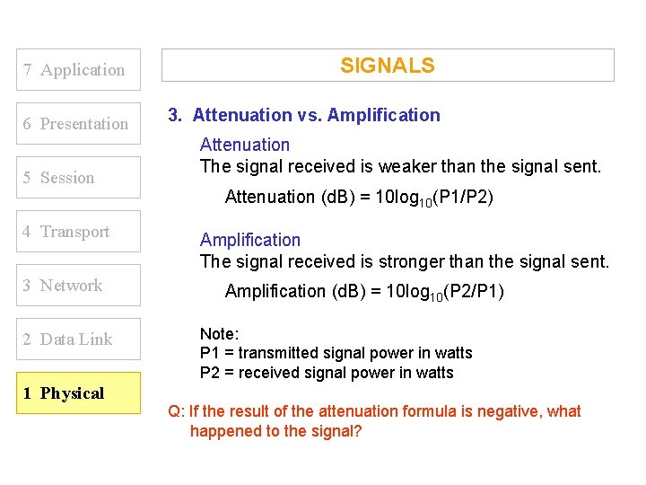 7 Application 6 Presentation 5 Session 4 Transport