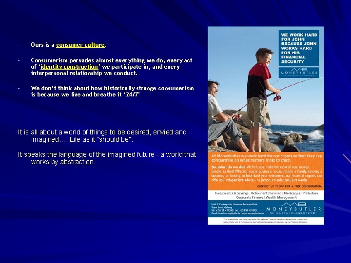 consumerism and consumer culture Images are a central