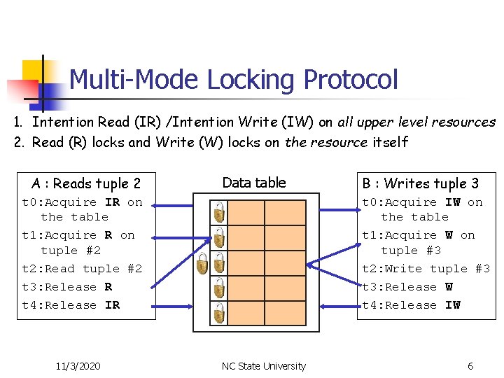 A Logn MultiMode Locking Protocol for Distributed Systems