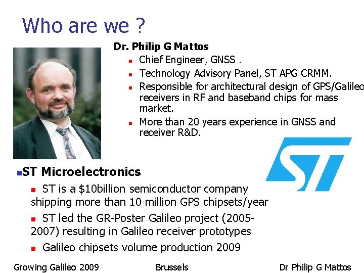 Who are we Dr Philip G Mattos n
