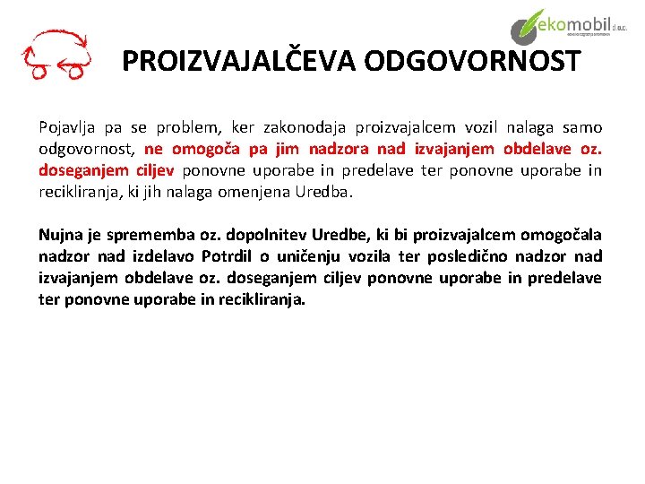 PROBLEMATIKA RAVNANJA Z IZRABLJENIMI VOZILI V SLOVENIJI Doc