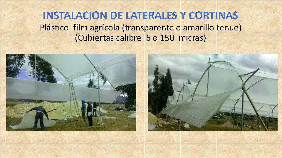 FUNDAMENTOS TECNICOS PARA LA CONSTRUCCION DE INVERNADEROS FUNDAMENTOS