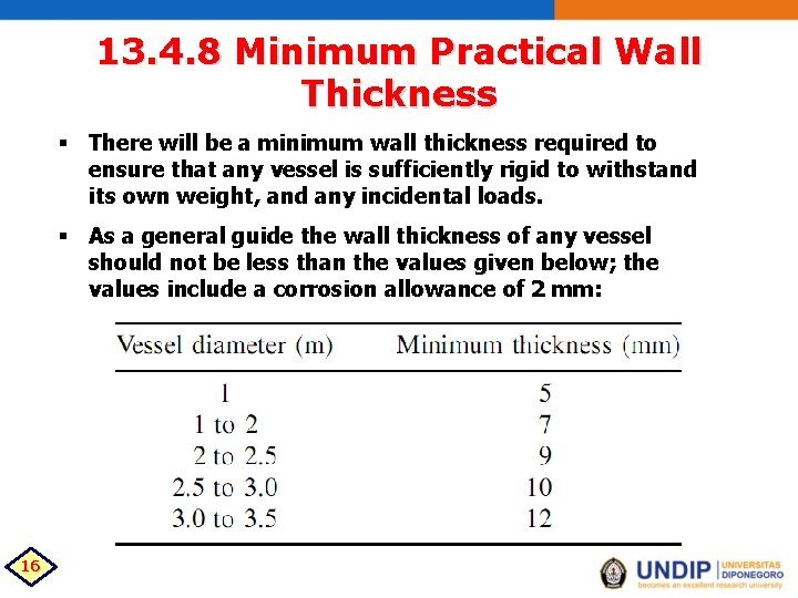13 4 GENERAL DESIGN CONSIDERATIONS PRESSURE VESSELS 13
