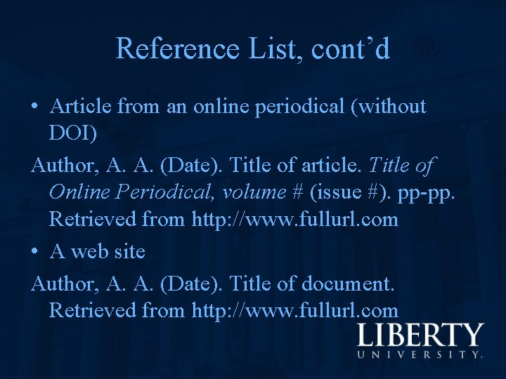 APA Formatting Formatting 1 margins Times New Roman