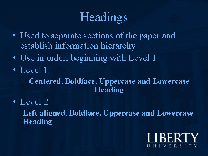 APA Formatting Formatting 1 margins Times New Roman