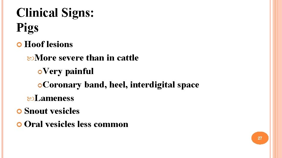 FOOT AND MOUTH DISEASE 1 Definition FMD is