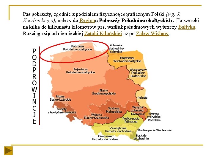 KRAJOBRAZY POLSKI PAS POBRZEY Anna Romaska SP 130