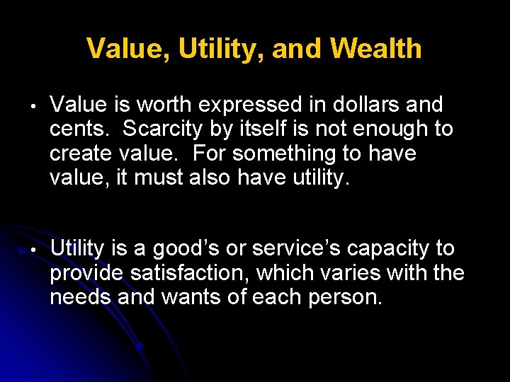 Economics 1 2 ESSENTIAL QUESTION How do goods