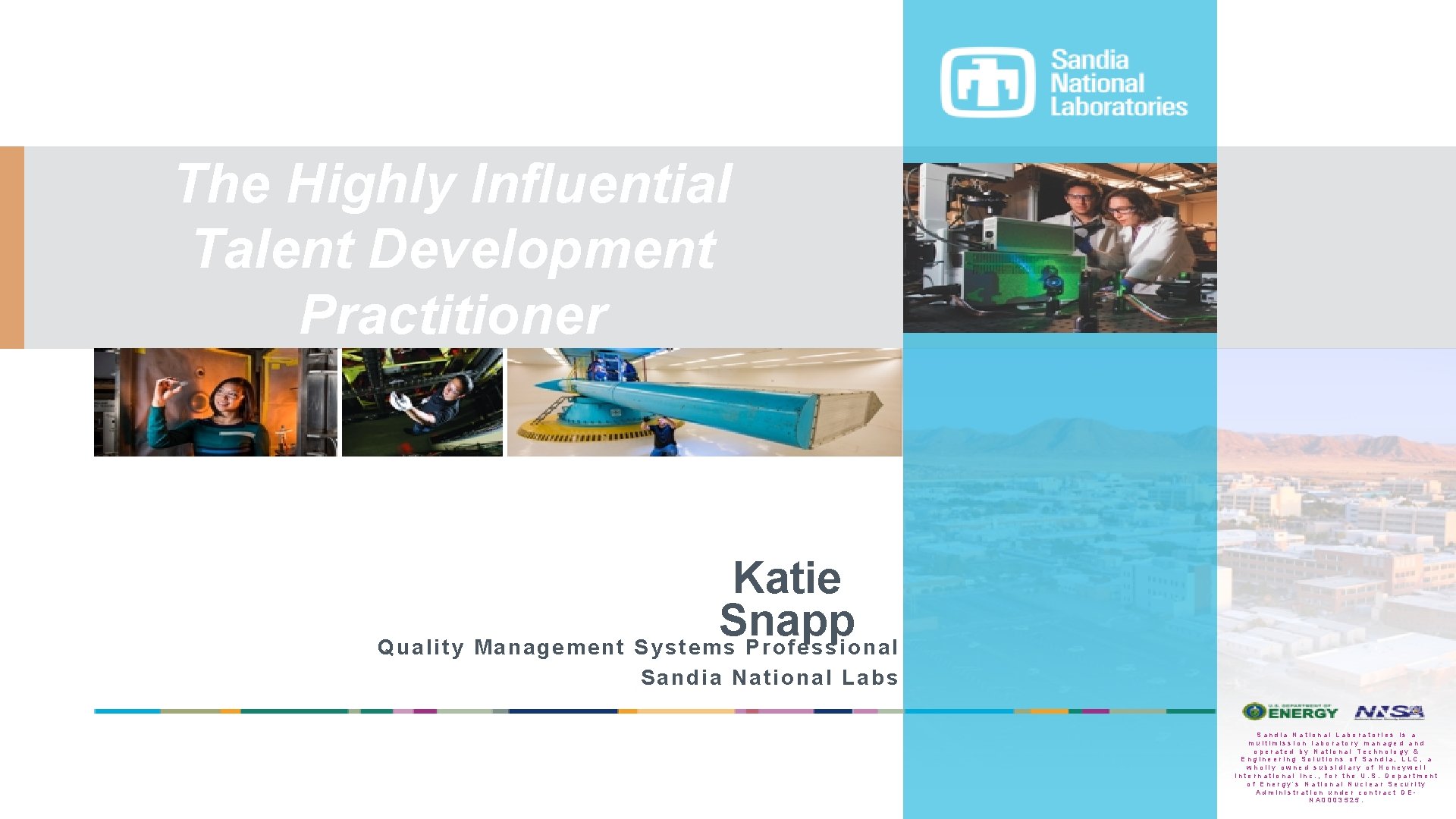The Highly Influential Talent Development Practitioner Katie Snapp