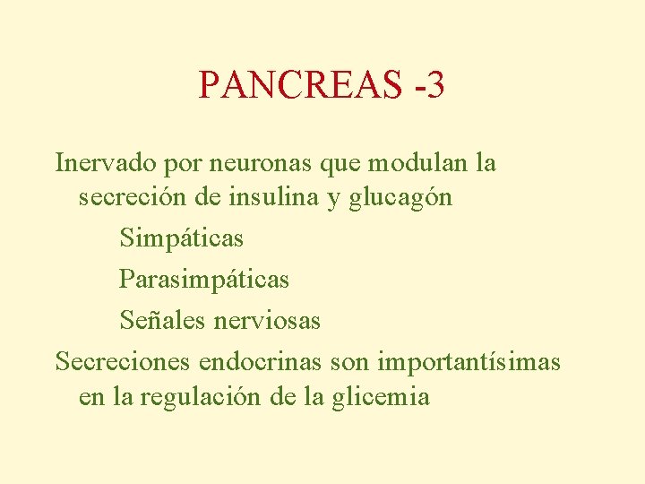 FISIOPATOLOGIA DEL PANCREAS ENDOCRINO Curso de Fisiopatologa UCR