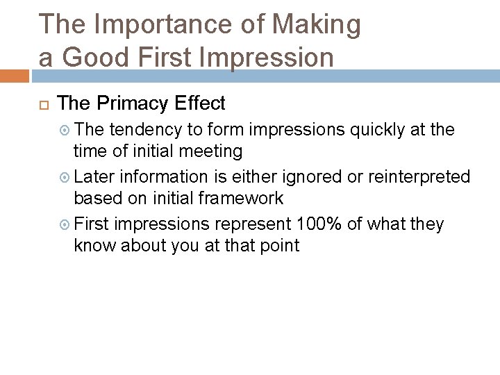 DEVELOPING A PROFESSIONAL PRESENCE Center for Professional Communication