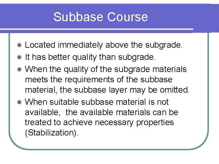 Bases Subbases Low Cost Surfaces Text Book Chapter