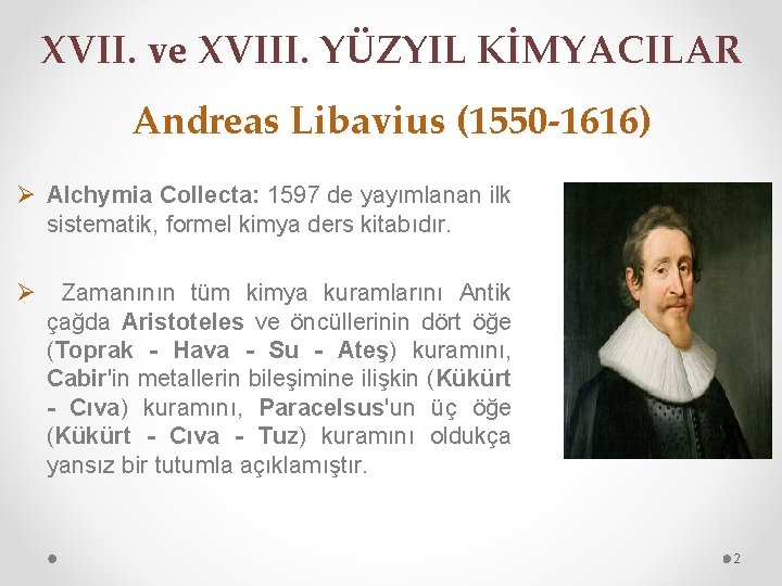 XVII ve XVIII YZYILLARDA KMYA Aristokrasinin gerilemesi ve