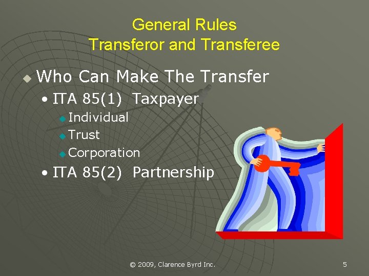 Chapter 16 Rollovers Under Section 85 Rollovers Defined