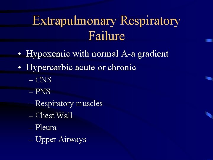 Respiratory Failure Kenney Weinmeister M D Definition Demand