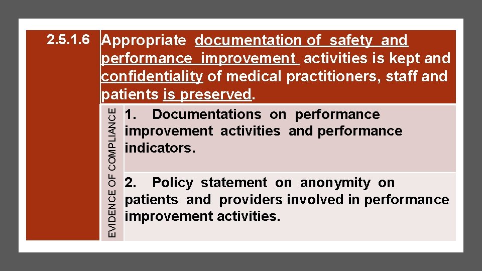 MSQH Hospital Standards 5 th Edition Standard 2