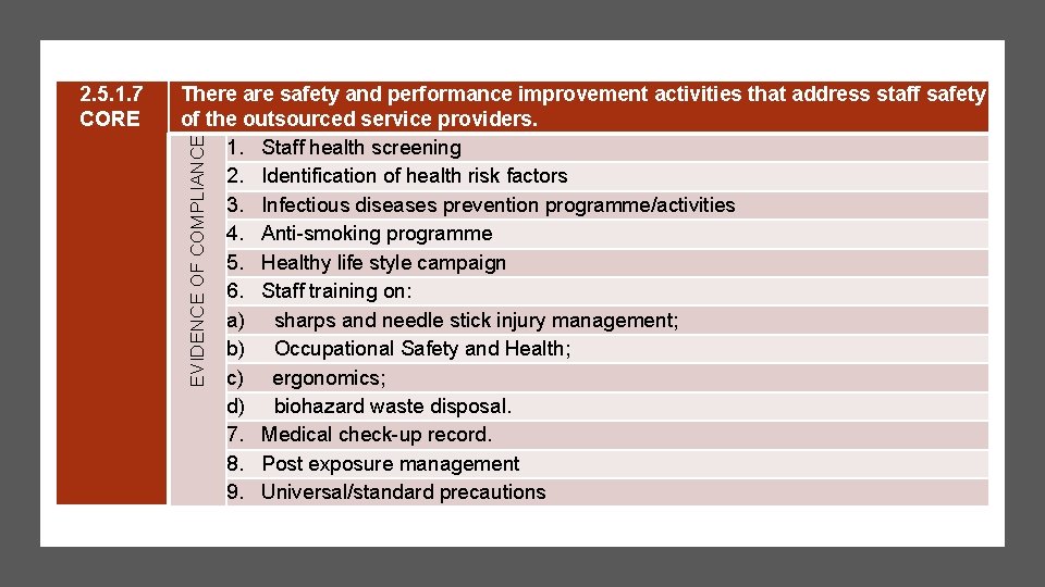 MSQH Hospital Standards 5 th Edition Standard 2