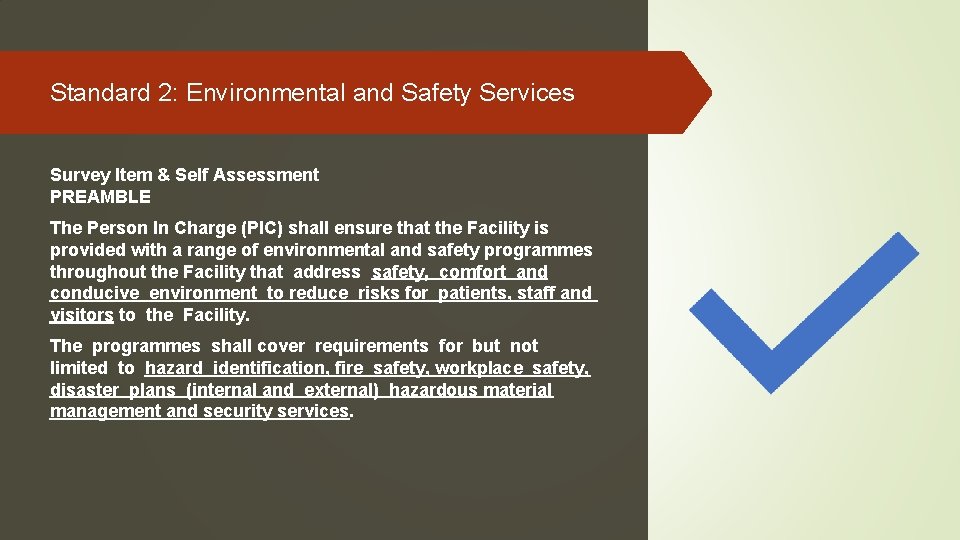 MSQH Hospital Standards 5 th Edition Standard 2