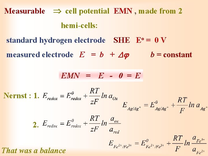 BASIC PRINCIPLES OF ELECTRODE PROCESSES Heterogeneous kinetics I