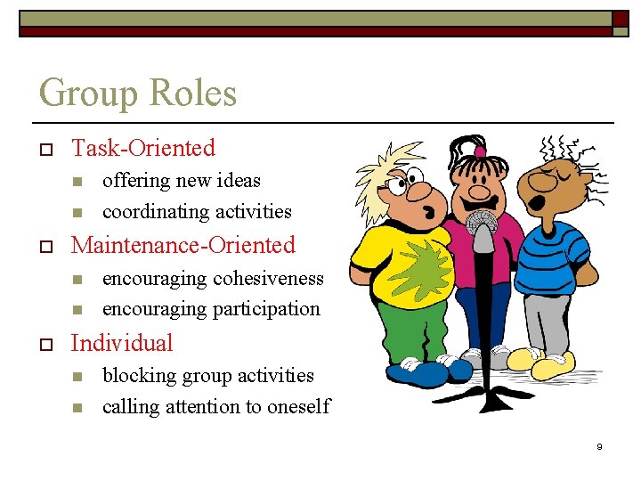Understanding Group Interaction 1 What is a Group